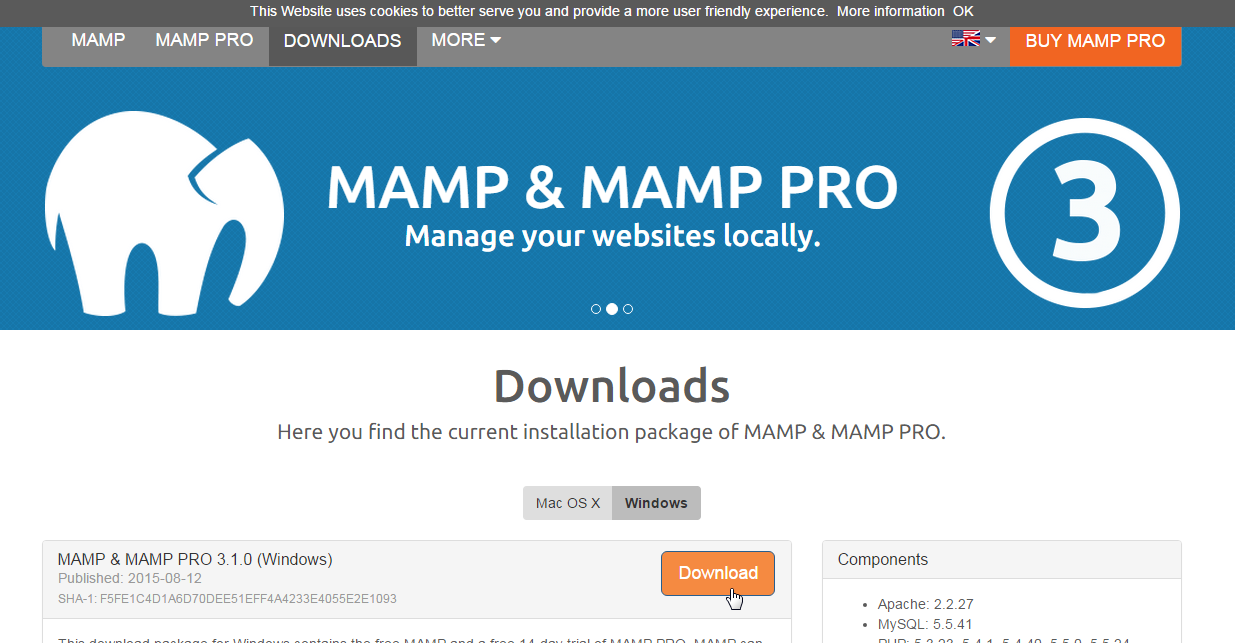 MAMP PRO Windows版はPHPのバージョンが異なるサイトを同時に確認できます | ゆうそうとITブログ